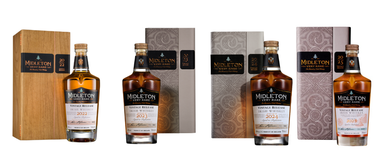 Midleton Very Rare 2022, 2023, 2024, 2025 Set – Green Acres Of Wexford